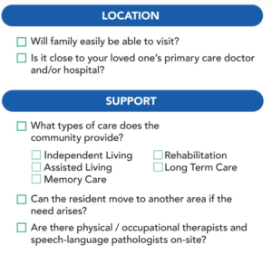 The Senior Living Tour Checklist | CarDon & Associates Inc.