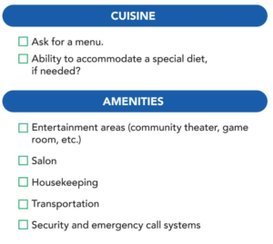 The Senior Living Tour Checklist | CarDon & Associates Inc.