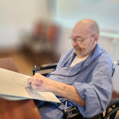 Resident's Rehab Room Became Art Studio | CarDon & Associates Inc.